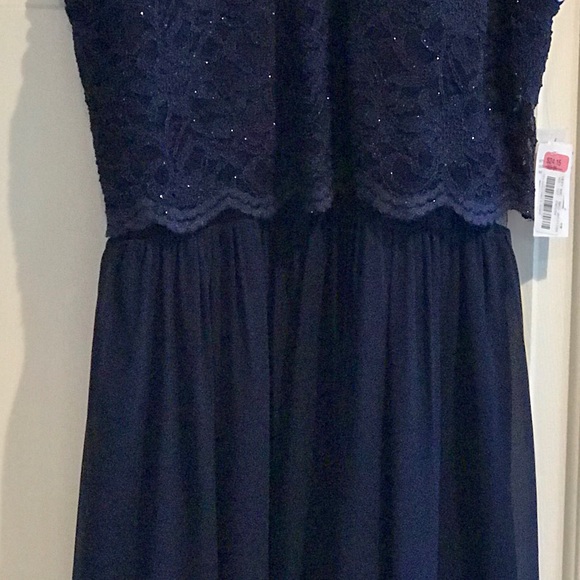 Jodi Kristopher | Dresses | Nwt Jodi Kristopher Navy Blue Cocktail ...